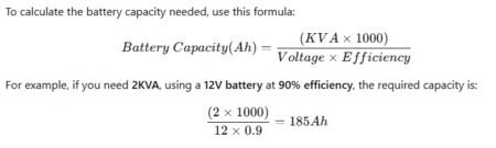How to Calculate Battery KVA - Battery Skills